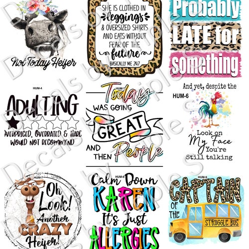 Clear Cast Decals Busy Doing Small Business Stuff Support - Etsy