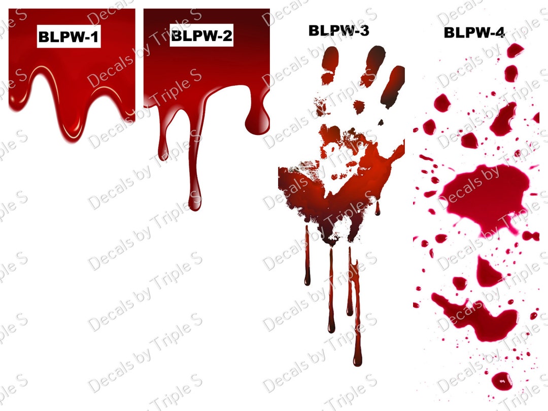 Clear Cast PEN WRAPPERS **BLOOD** - Etsy