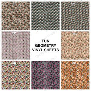 Clear Cast or White Vinyl Sheets FUN GEOMETRY - Etsy