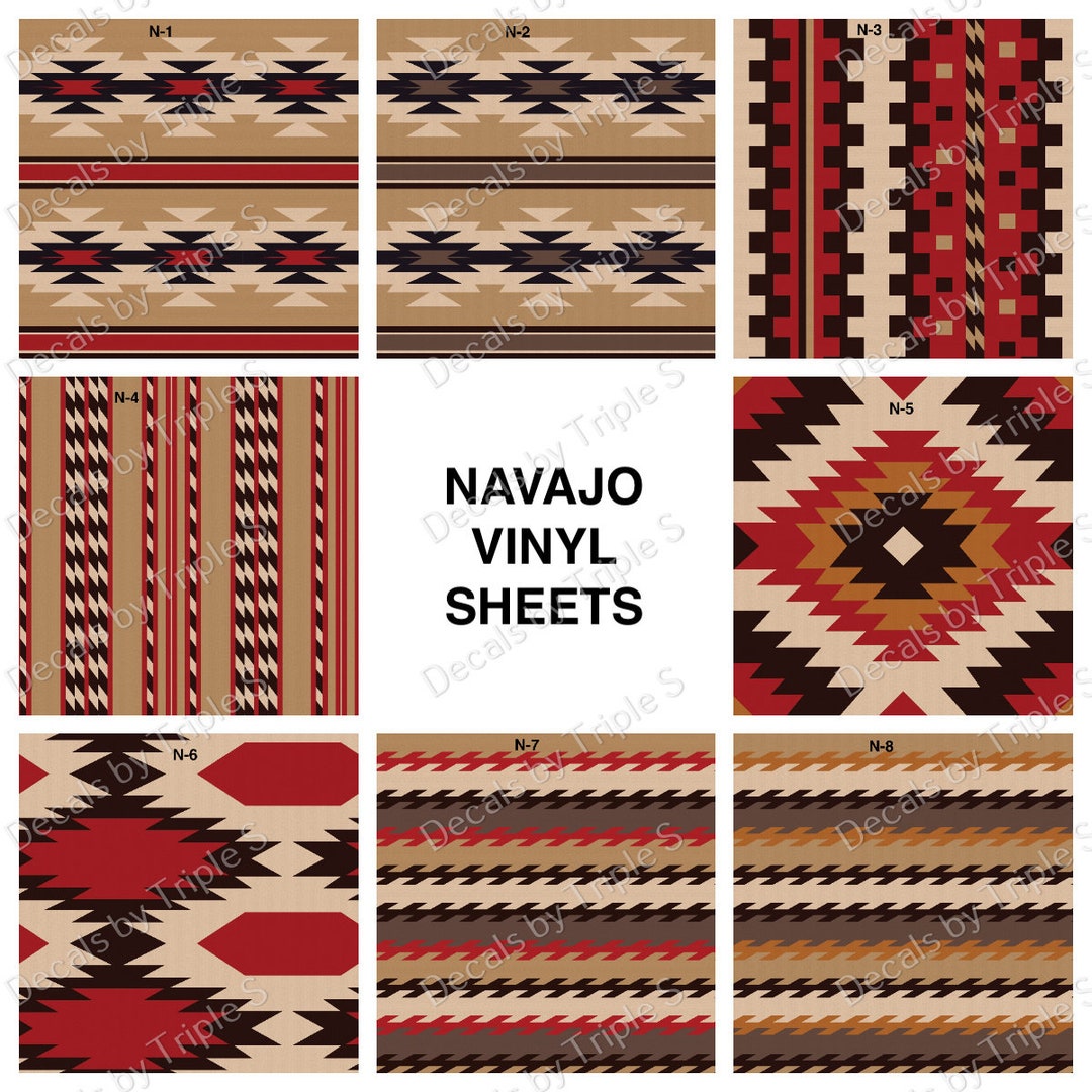 Clear Cast or White Vinyl Sheets ***NAVAJO*** - Etsy