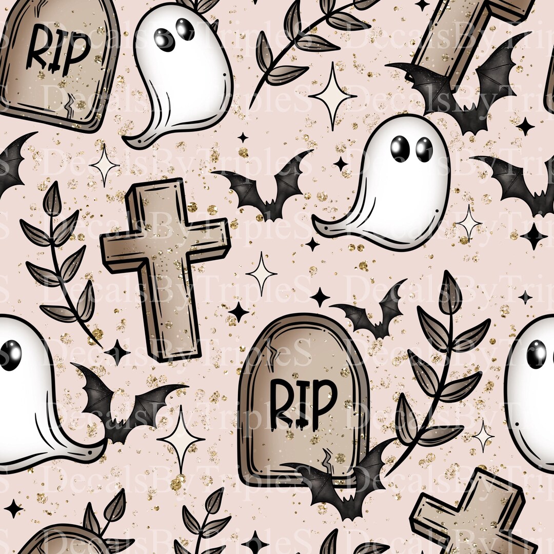 GRAVEYARD GHOSTIES Clear Cast or White Vinyl Sheets - Etsy