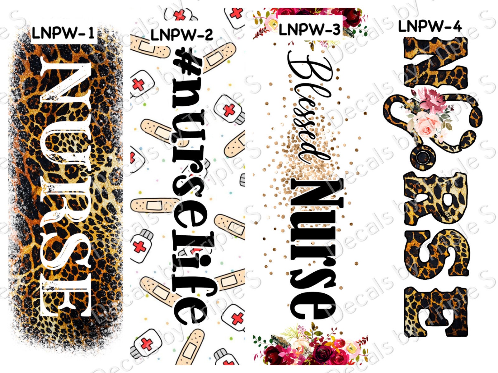 Clear Cast PEN WRAPPERS leopard Nurses - Etsy