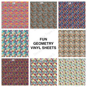 Clear Cast or White Vinyl Sheets FUN GEOMETRY - Etsy