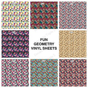 Clear Cast or White Vinyl Sheets FUN GEOMETRY - Etsy