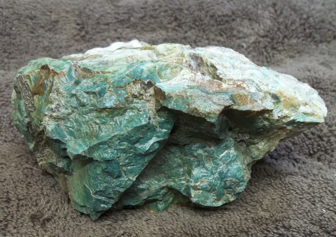 Beautiful Green Opalized Wood With Jasper - Etsy