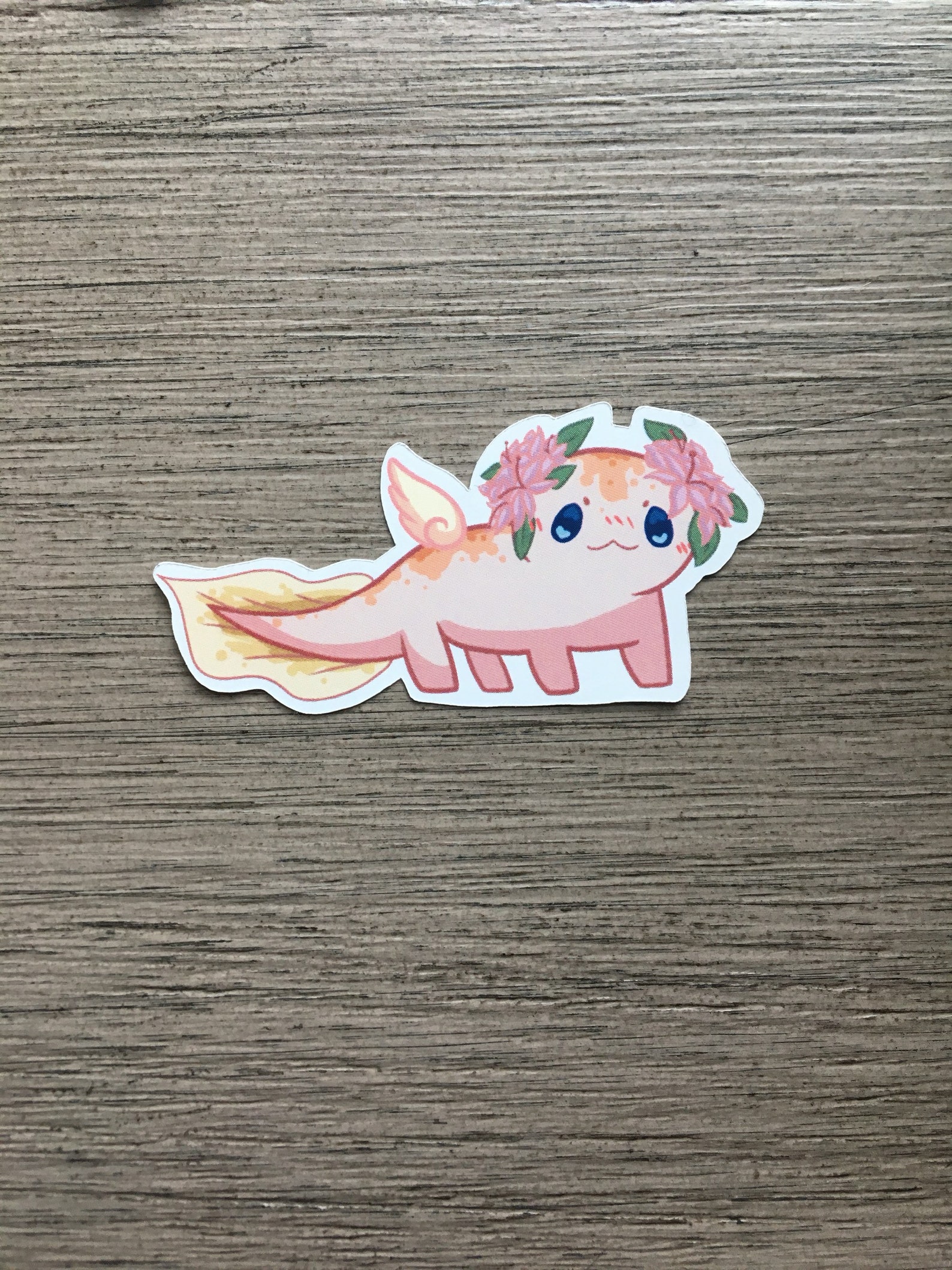 Vinyl Axolotl Stickers | Etsy