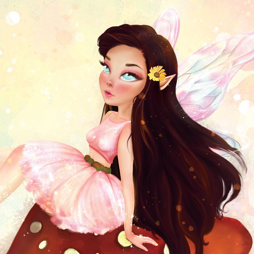 Fairy Digital Print Fairy Nursery Print Nursery Decor - Etsy