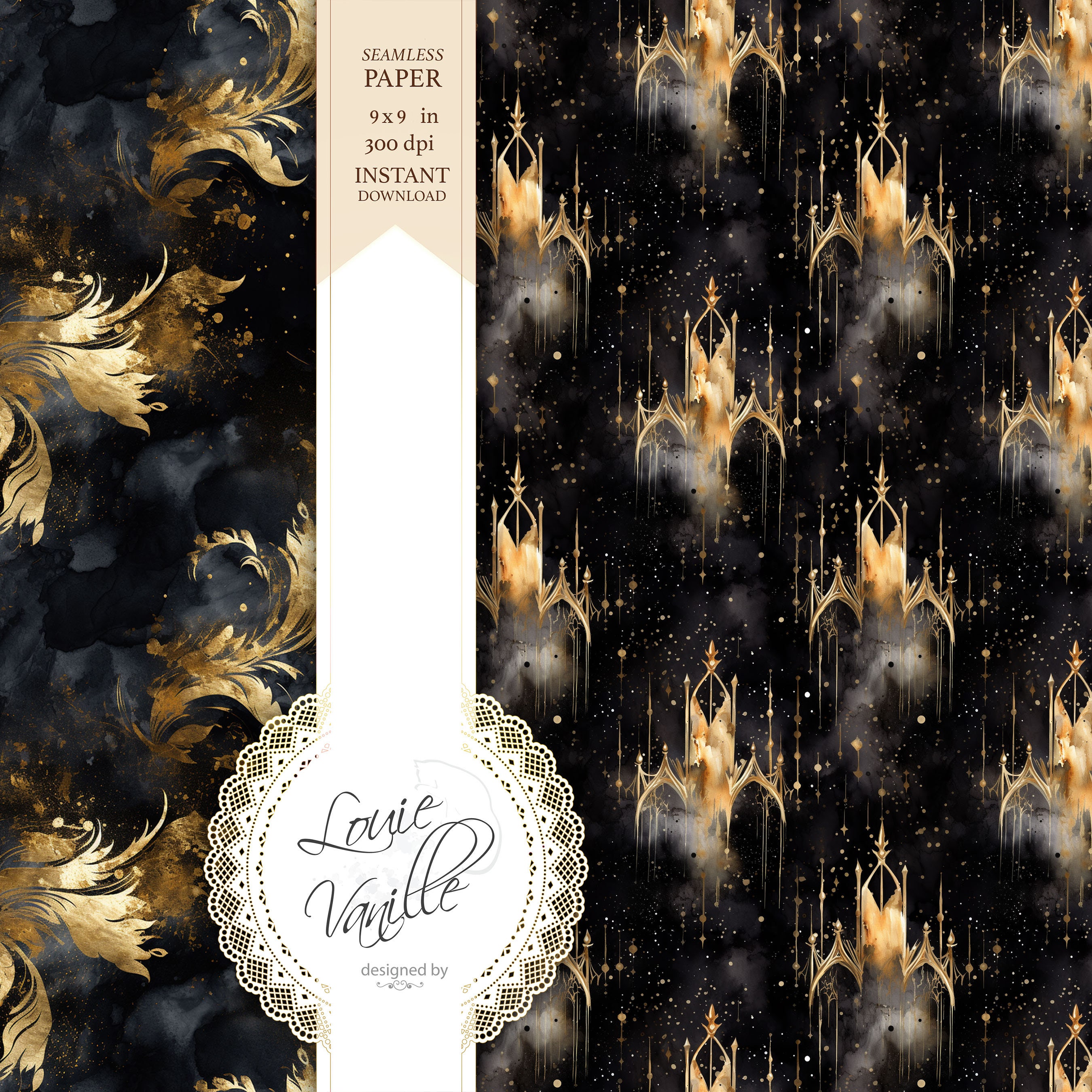 Witch Digital Paper Pack, Halloween SEAMLESS Background Paper Set ...