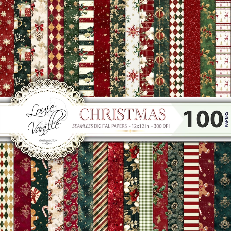 Christmas Music Wallpaper - Etsy