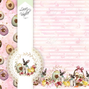 Seamless Easter Digital Paper, Easter Digital Paper, Easter Digital ...