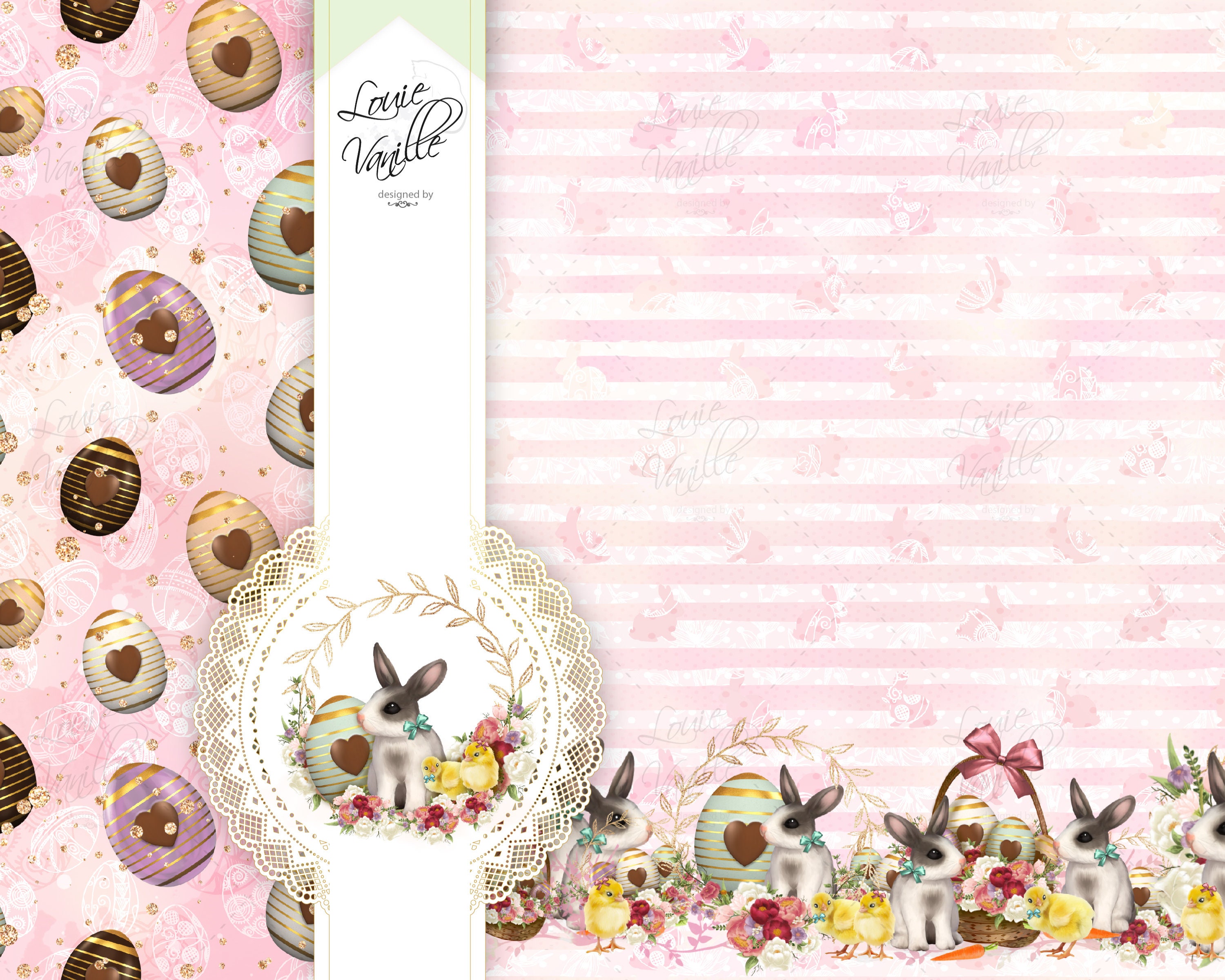 Seamless Easter Digital Paper Easter Digital Paper Easter - Etsy