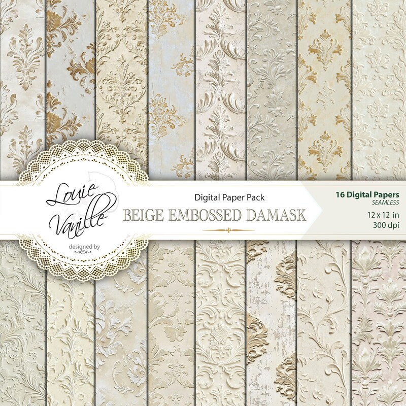Damask Background - Etsy