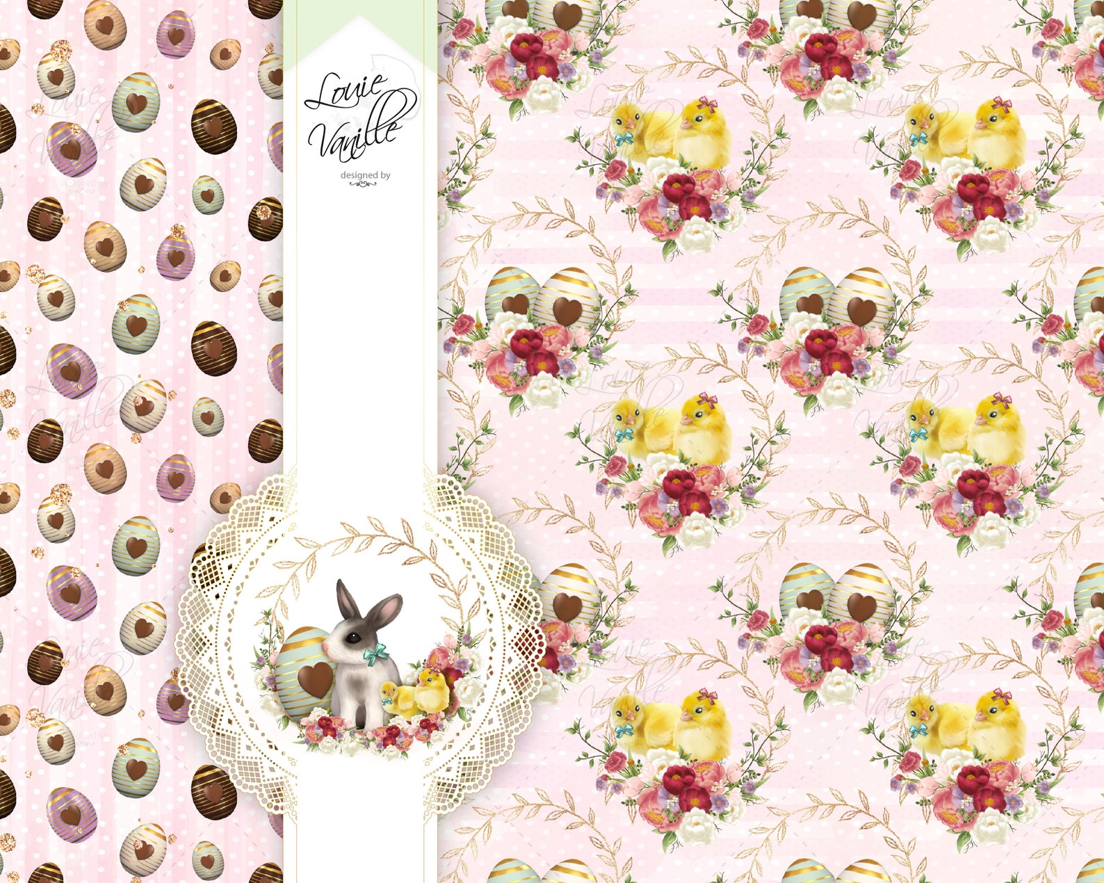 Seamless Easter Digital Paper Easter Digital Paper Easter - Etsy