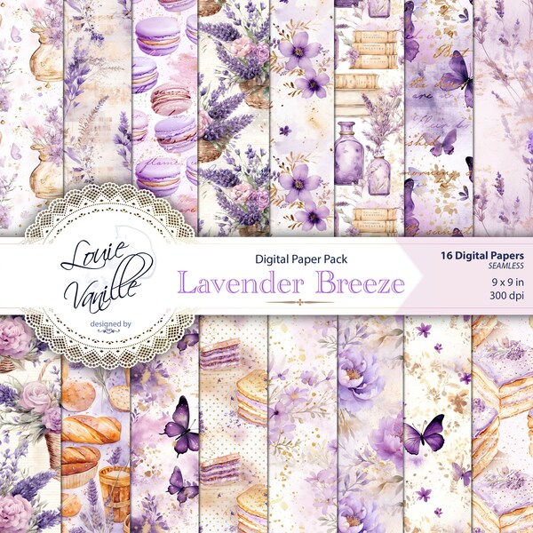 Scrapbook Paper Set - Etsy