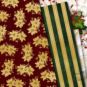Golden Christmas Digital Paper, Christmas Digital Paper, Christmas ...
