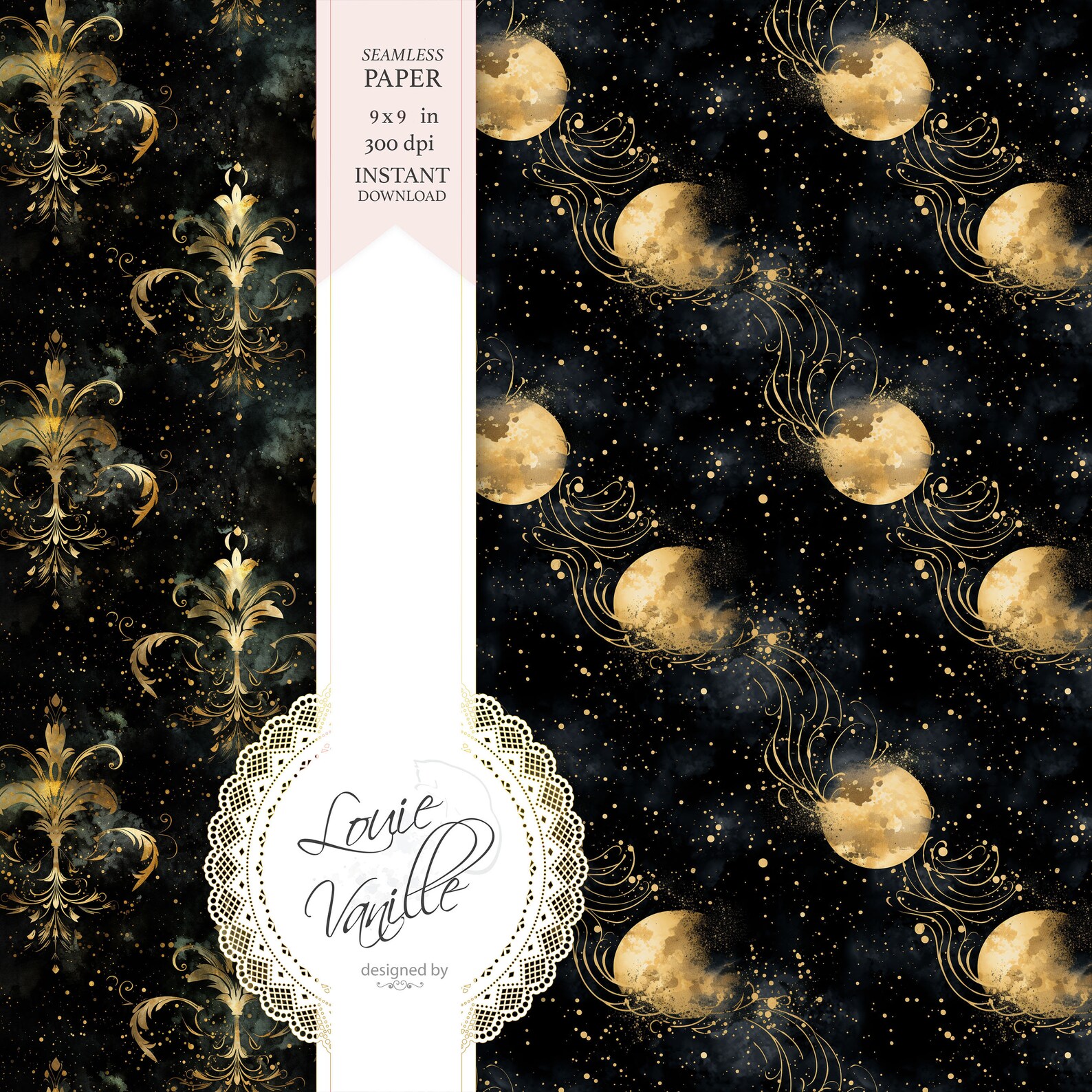 Witch Digital Paper Pack, Halloween SEAMLESS Background Paper Set ...