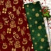 Golden Christmas Digital Paper, Christmas Digital Paper, Christmas ...