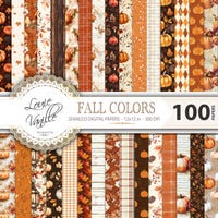 Pretty Pumpkin Spice Digital Papers - Etsy