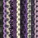Gothic Halloween Digital Paper Pack, Black and Purple Seamless Gothic ...