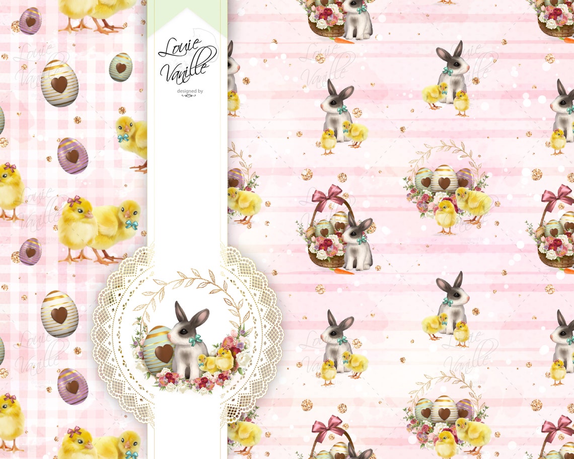 Seamless Easter Digital Paper Easter Digital Paper Easter - Etsy