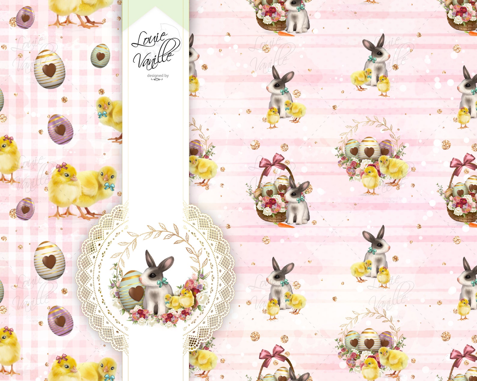 Seamless Easter Digital Paper Easter Digital Paper Easter - Etsy
