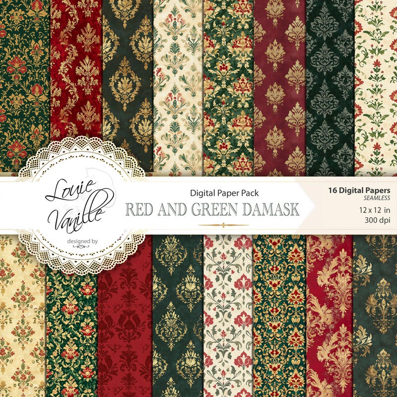 Damask Pattern - Etsy