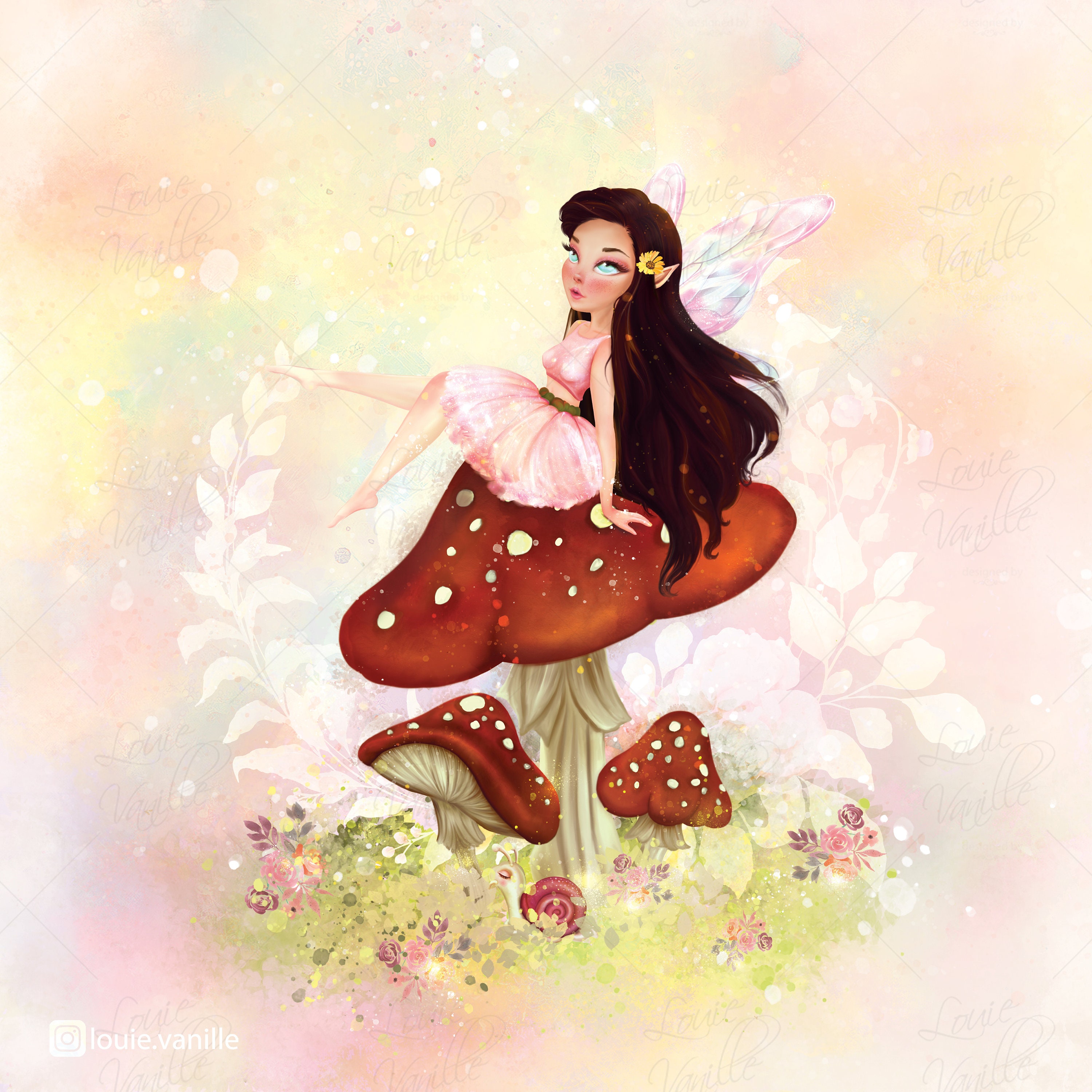 Fairy Digital Print Fairy Nursery Print Nursery Decor - Etsy