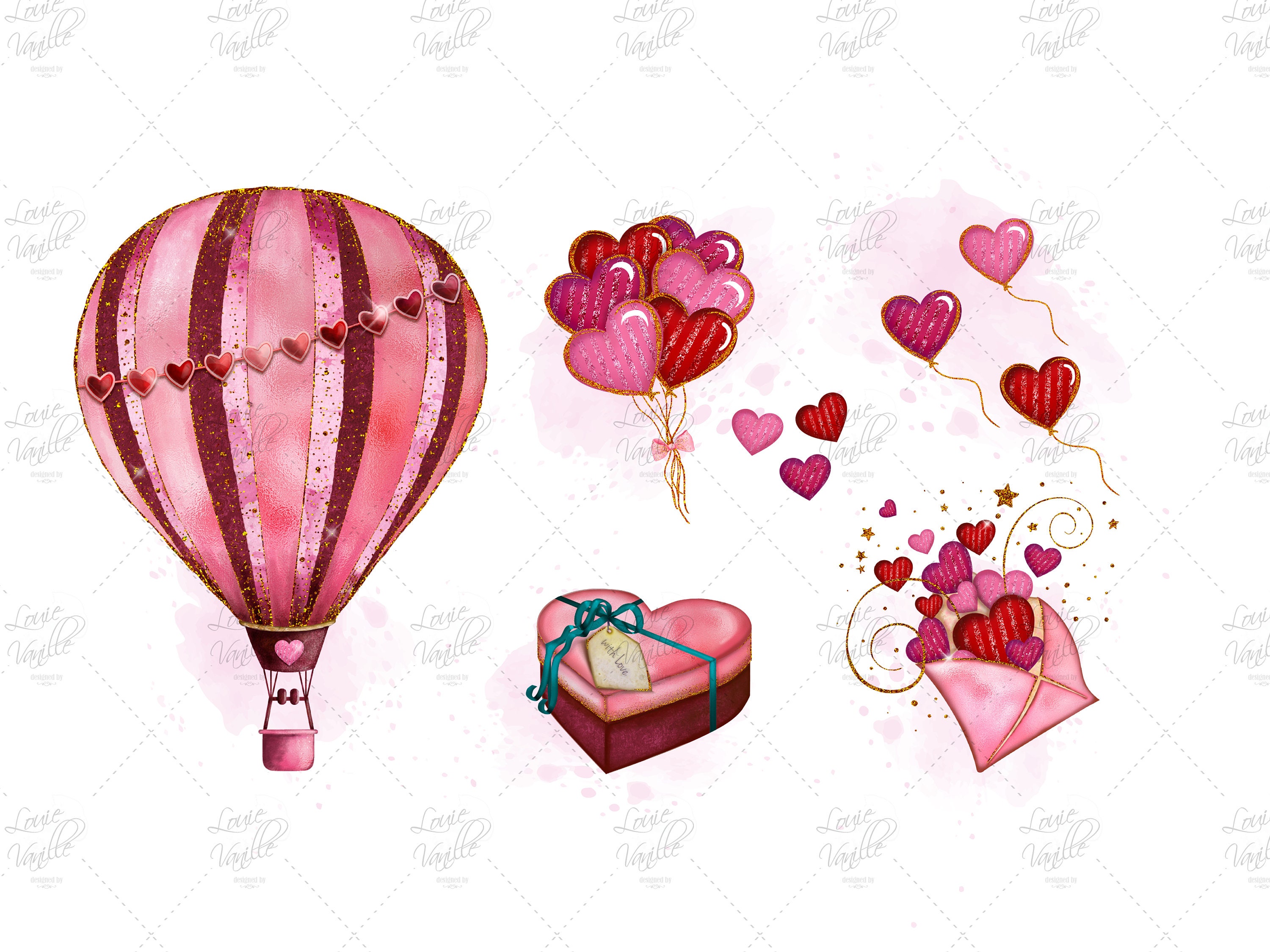 Valentine's Day PNG Clip Art, Valentines Clip Art, Love Clip Art ...