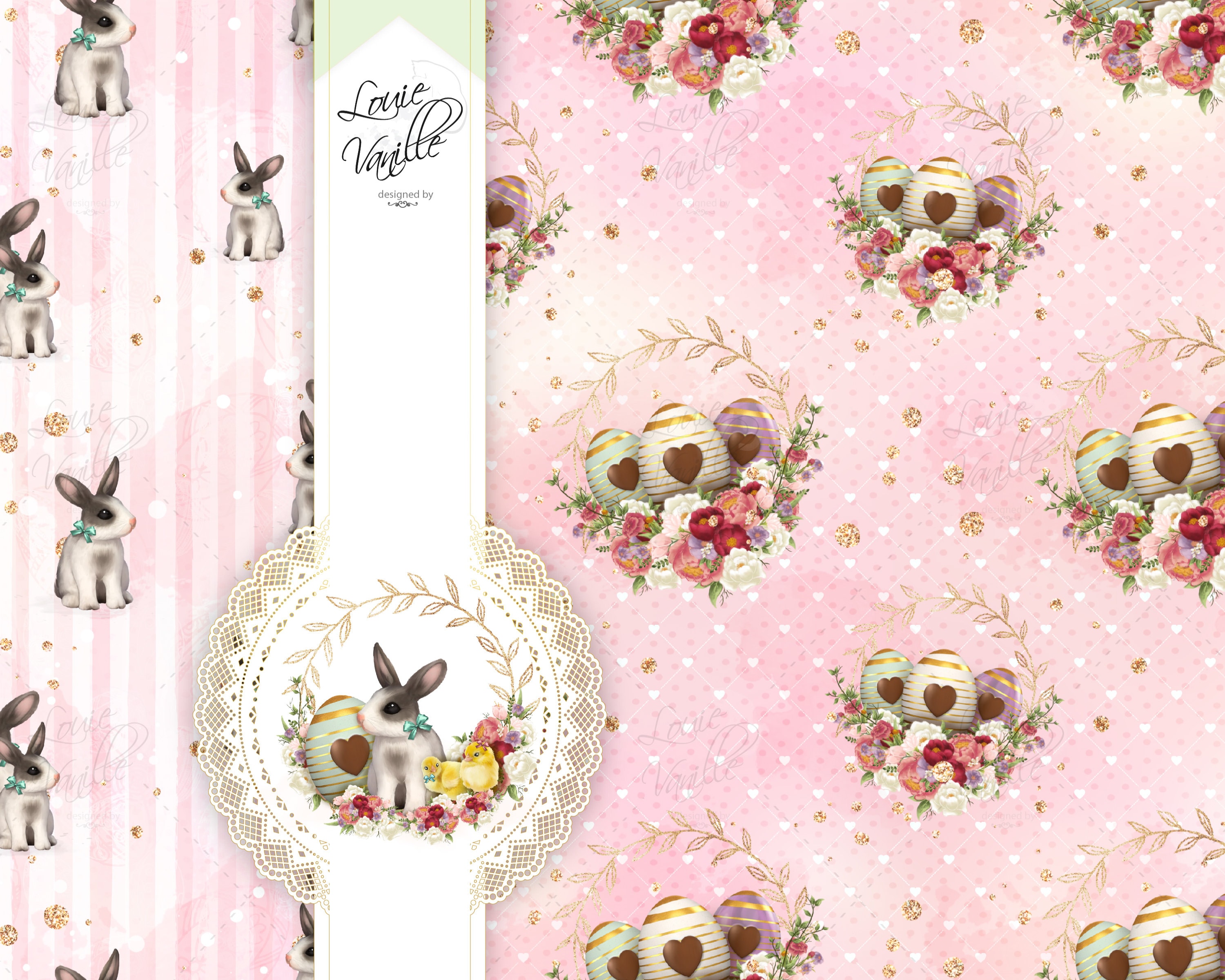 Seamless Easter Digital Paper Easter Digital Paper Easter - Etsy