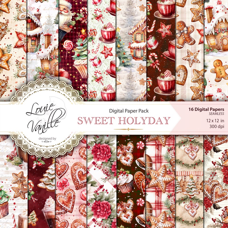 Vintage Xmas Paper - Etsy