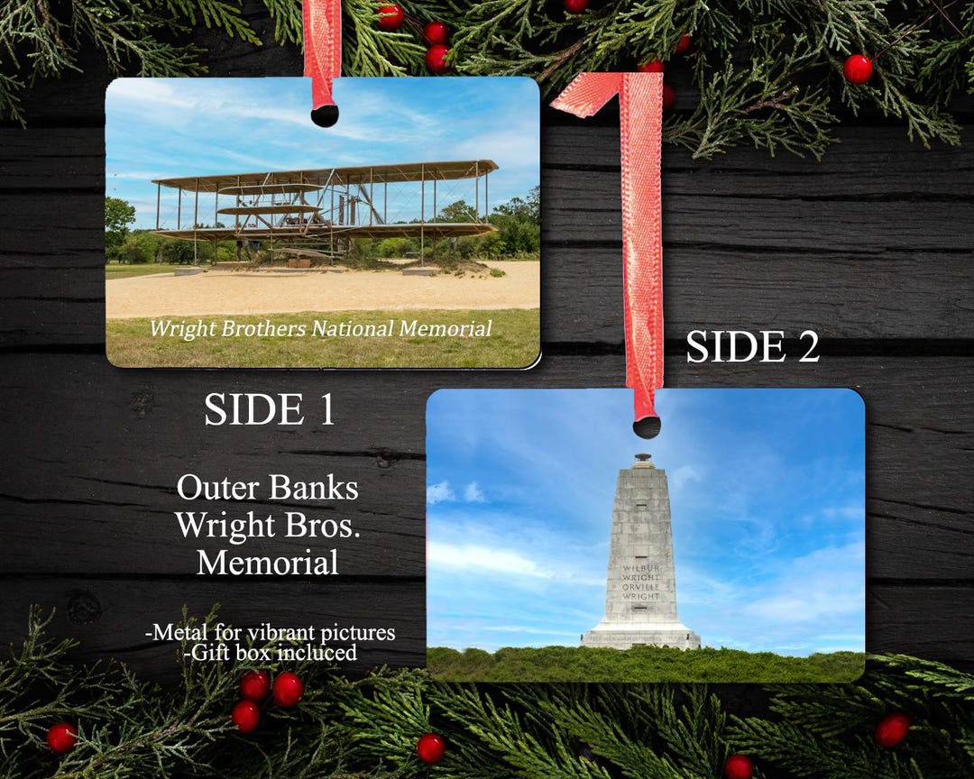 Outer Banks - Wright Brothers National Memorial - Christmas Ornament ...