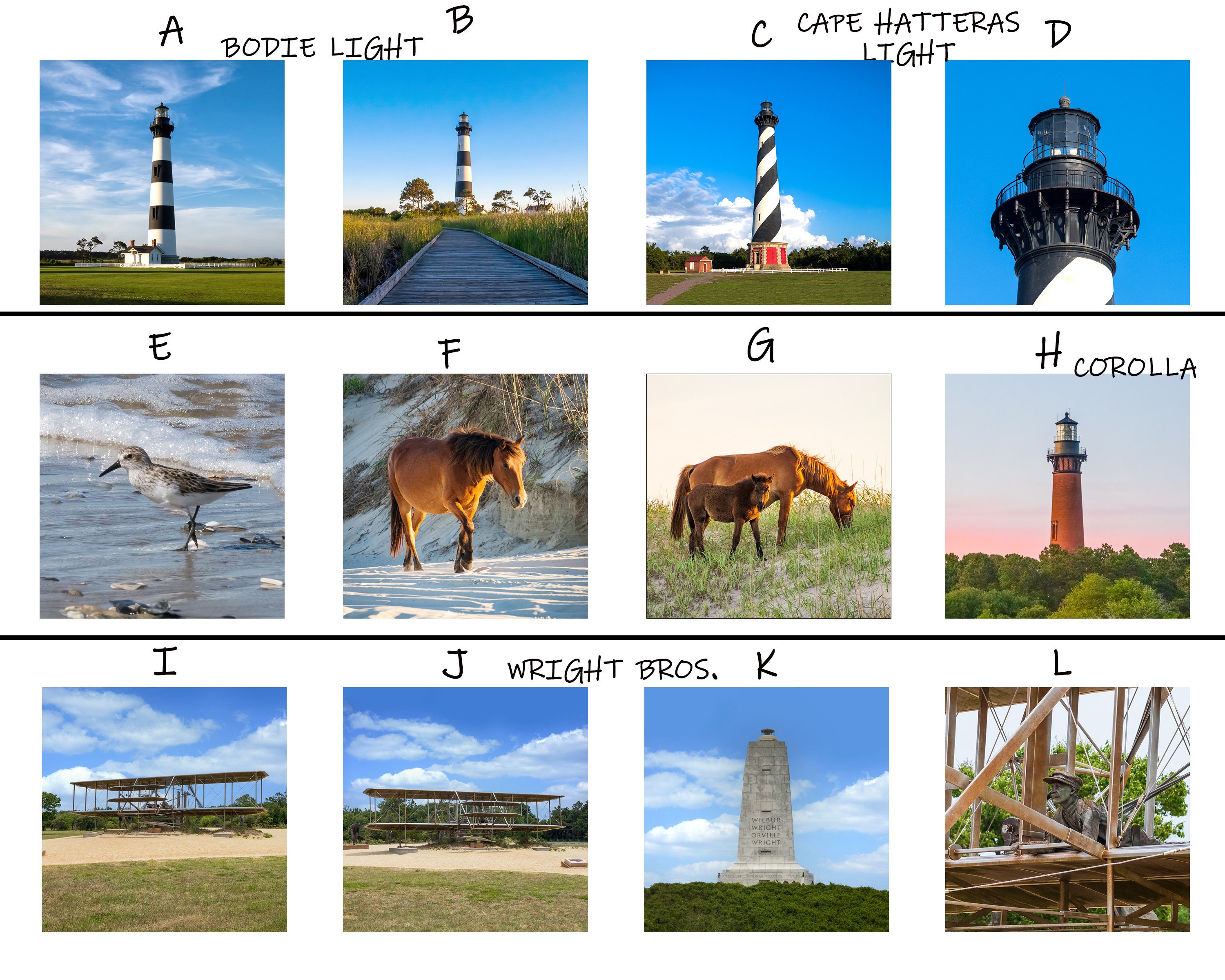 You Choose ANY 4 OBX (outer Banks) Hardboard Coasters - Etsy