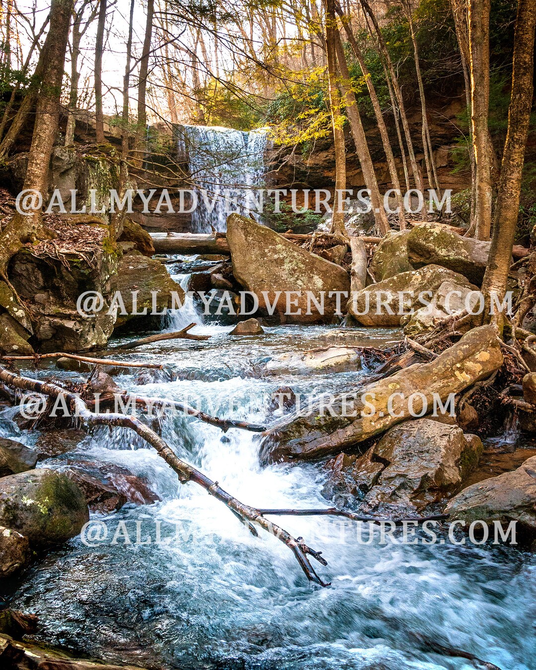 Cucumber Falls Waterfall Print - Metal Prints - Etsy