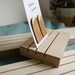 3 Rows Ply Wood Card Display Stand for Earrings, Greeting Cards, Prints ...