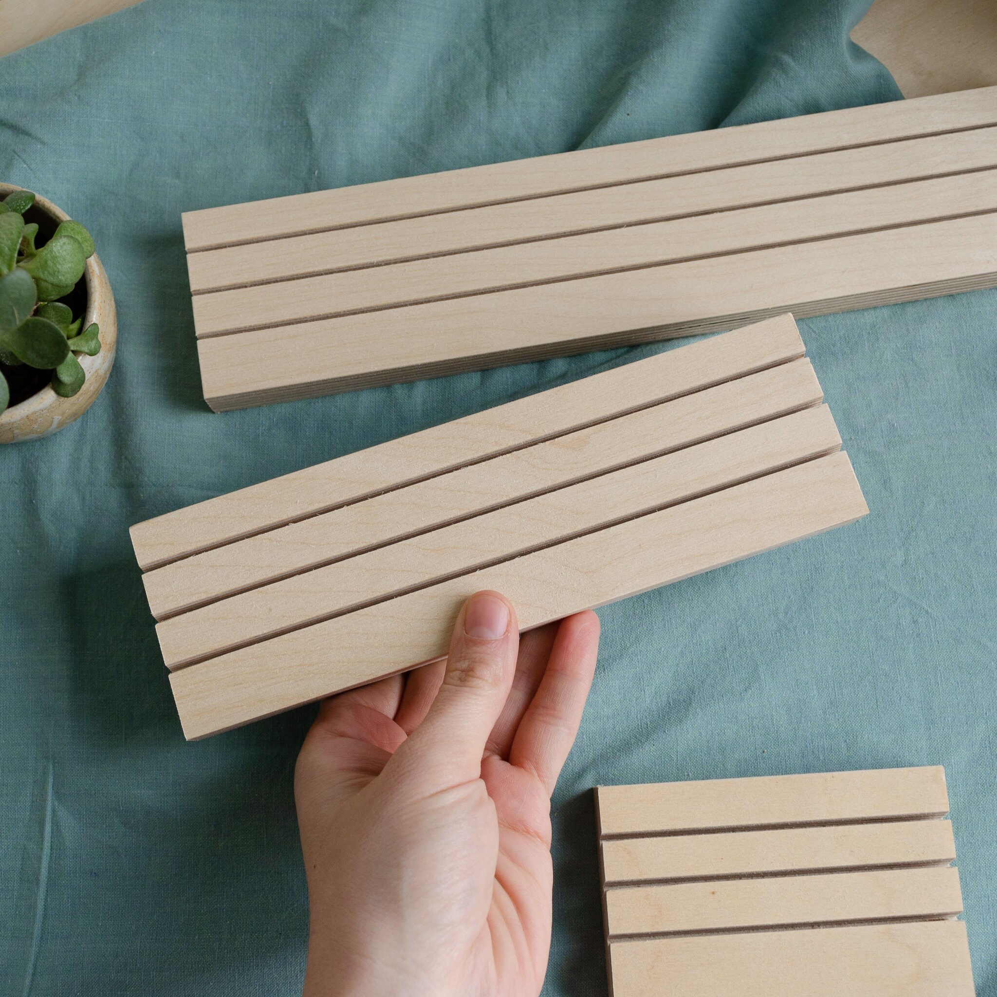 3 Rows Ply Wood Card Display Stand for Earrings Greeting - Etsy UK