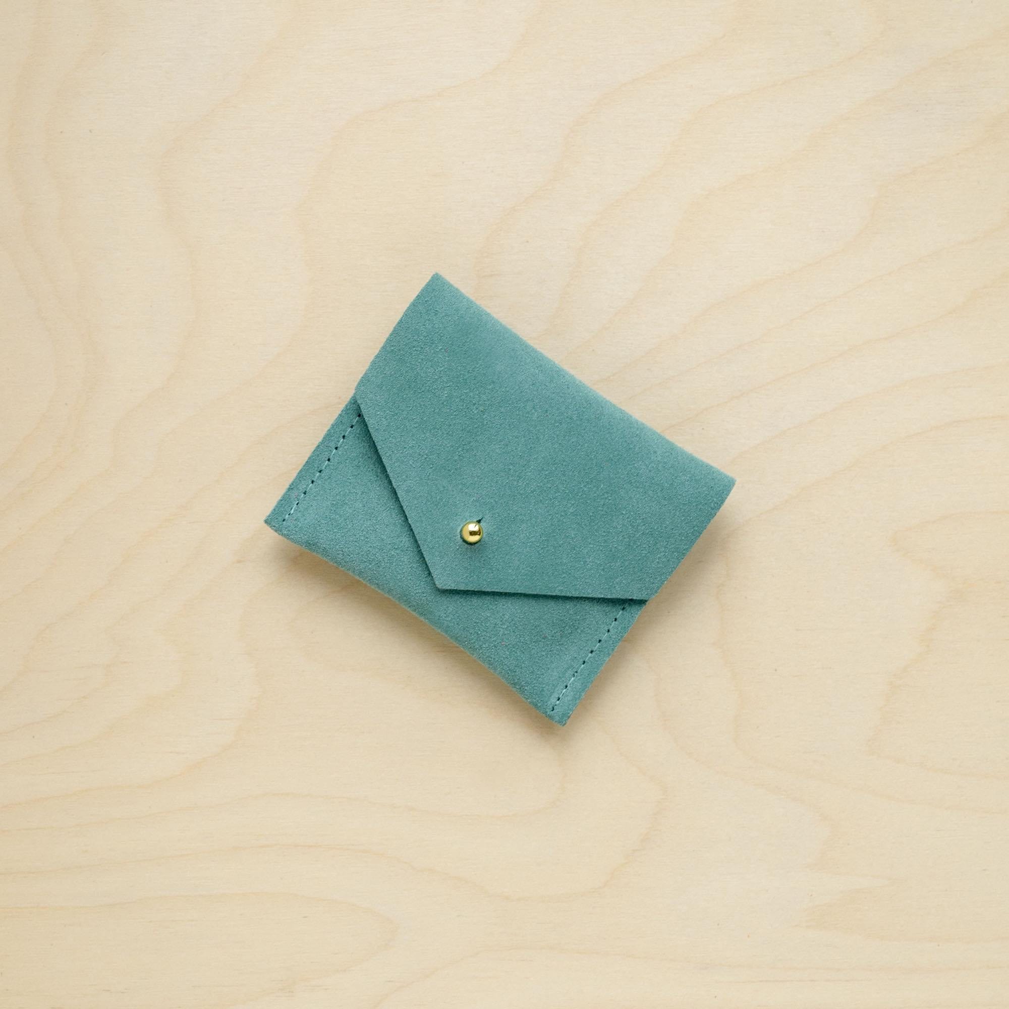 Personalised Suede Square Business Card Holder in an Array of Bright ...