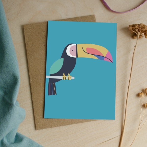 Toucan Greeting Card - Etsy