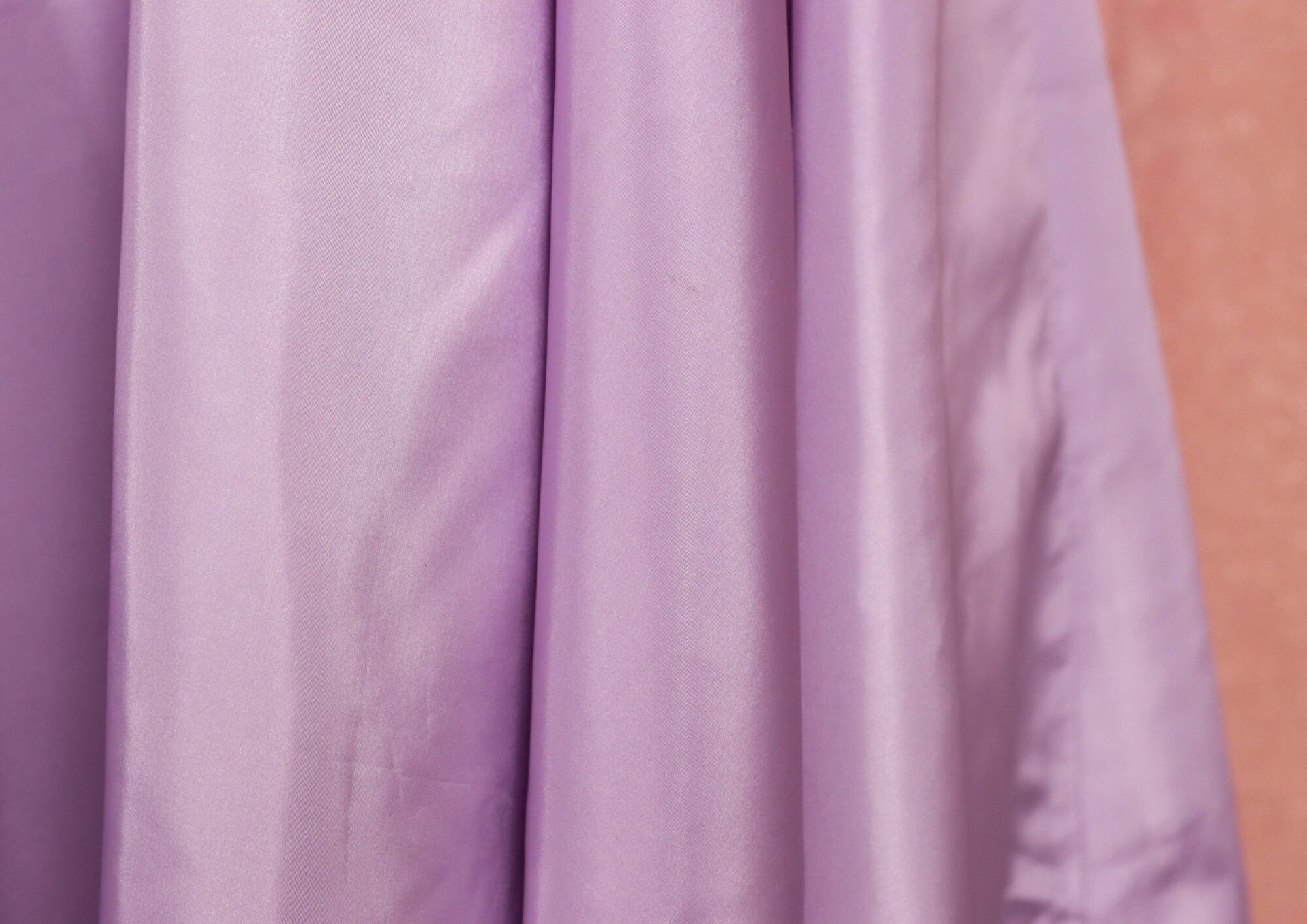 80s Pastel Purple Prom Dress With Puffy Sleeves and Zip and Button Back ...