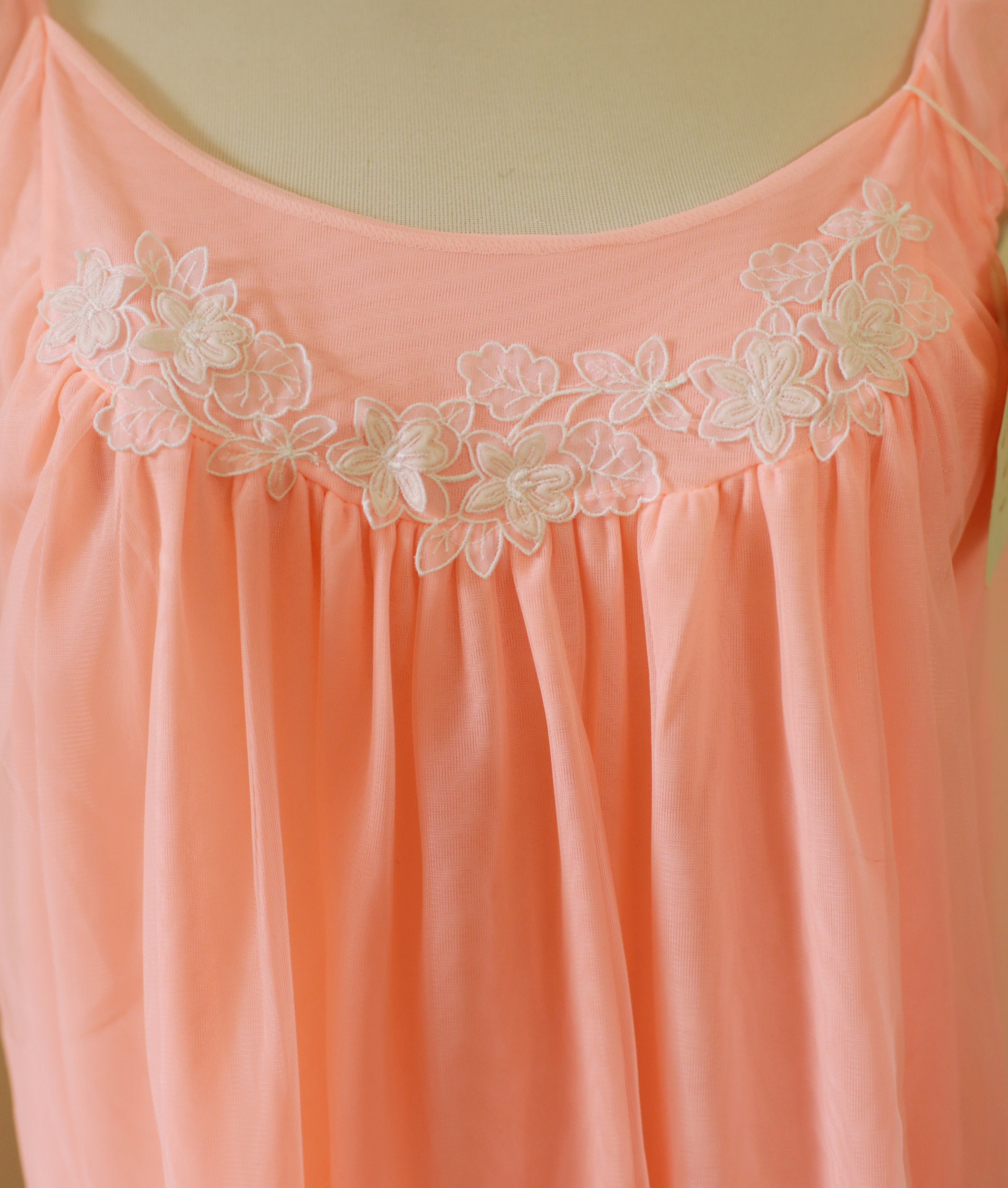 Pink 60s Sheer Sleep Dress Nightie With Original Nylon Tag | Etsy