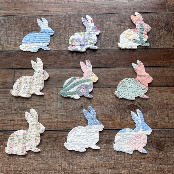 Patchwork Bunny - Etsy