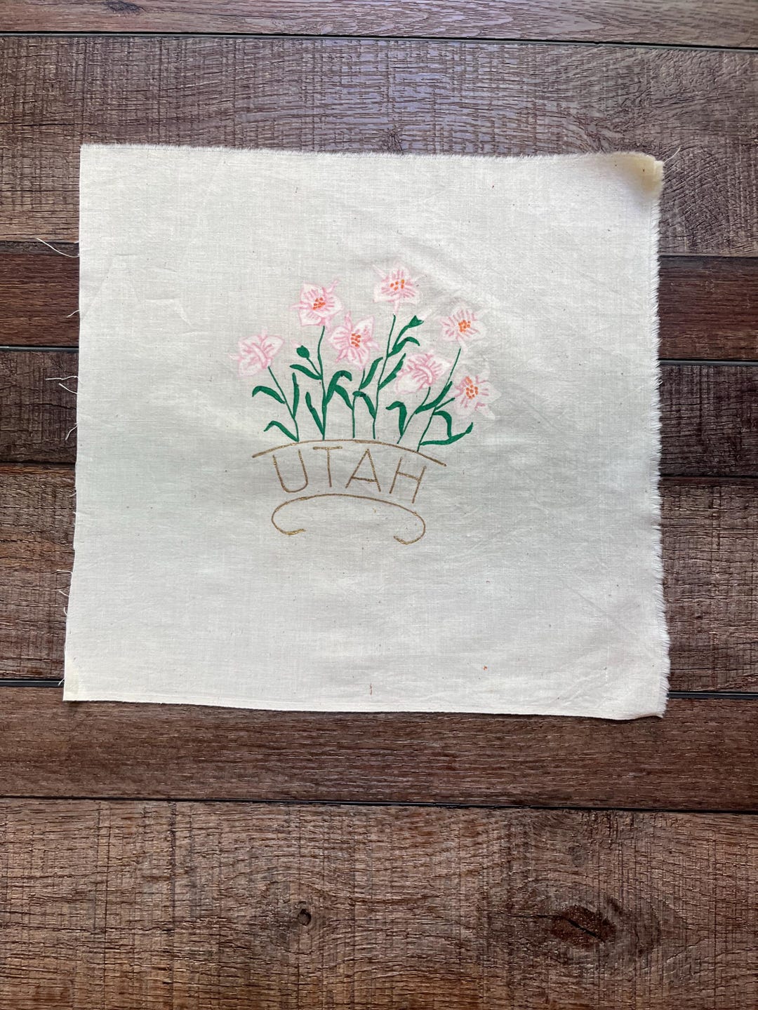 Vintage Utah State Quilt Blocks for Quilting, Sewing, Embroidery, and ...