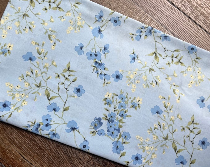 Vintage Sheet Fabric by the Half Yard, Classic Percale Vintage Bed ...
