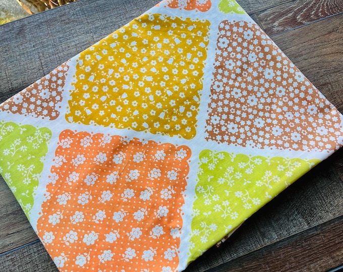Vintage Sheet Fabric by the Half Yard, Classic Percale Vintage Bed ...