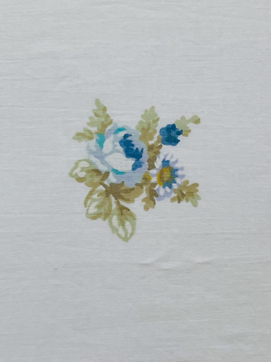 Vintage Percale Sheet Fabric: Colorful Bed Sheet Cuts, 44" Wide - Etsy