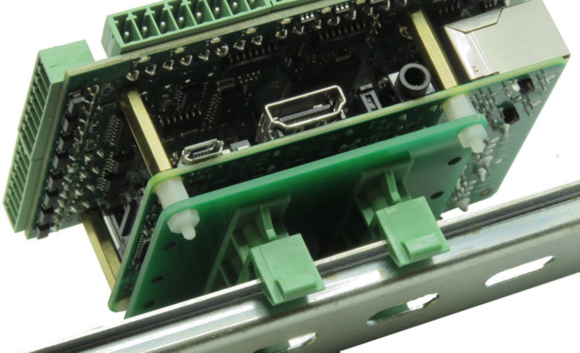 Raspberry Pi DIN-RAIL Kit Type 1 Parallel Mount for all | Etsy