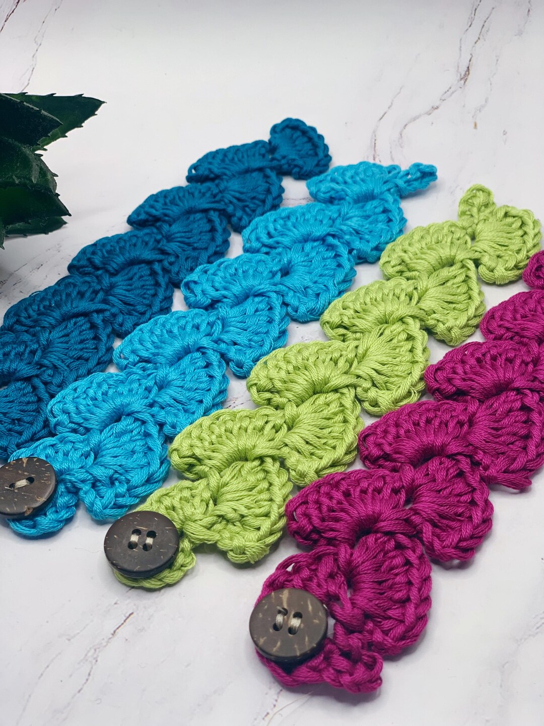 CROCHET BRACELET | Handmade Crochet Bracelet | Mercerized Cotton ...