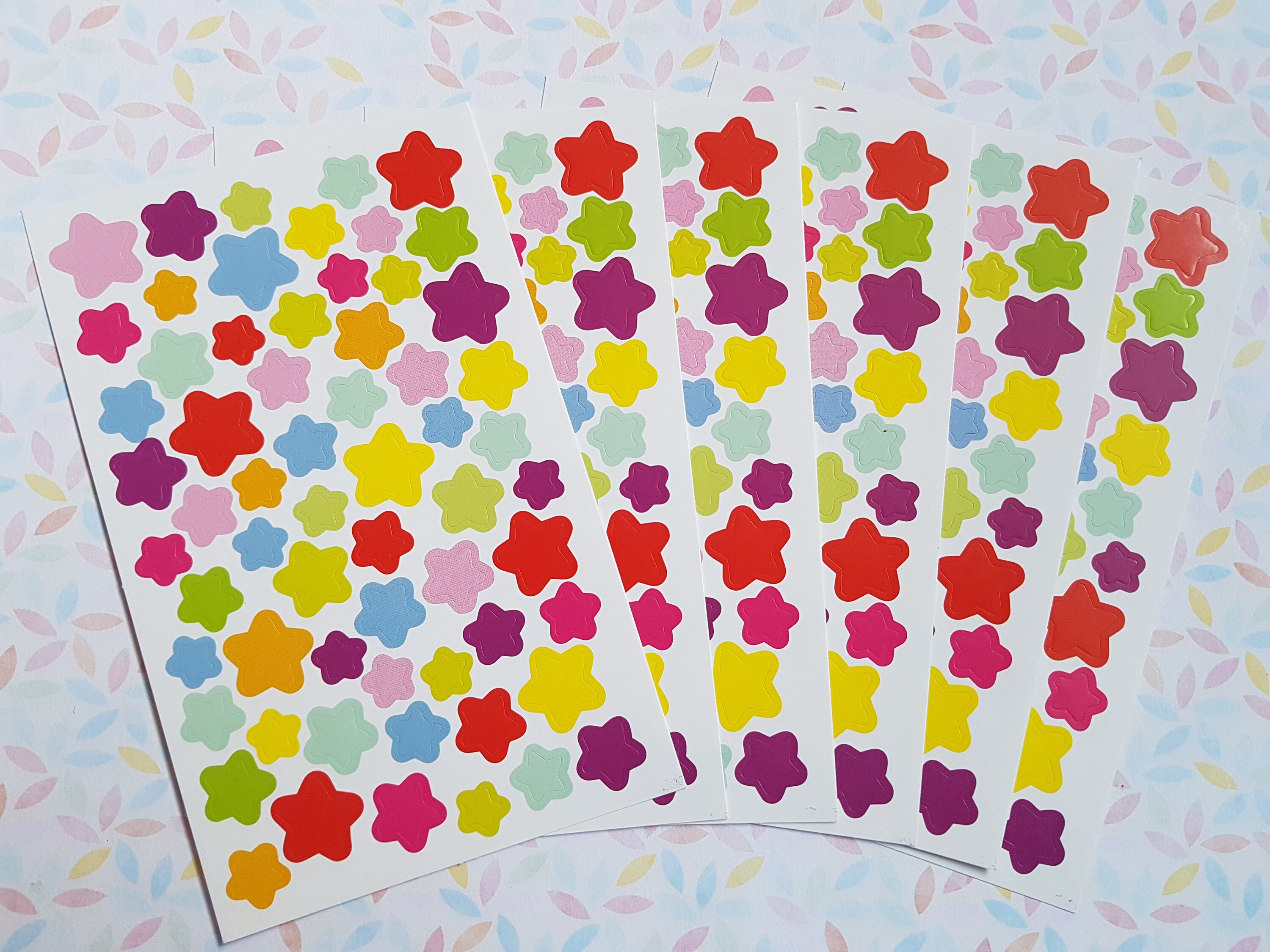 Star Stickers Sheet - Etsy