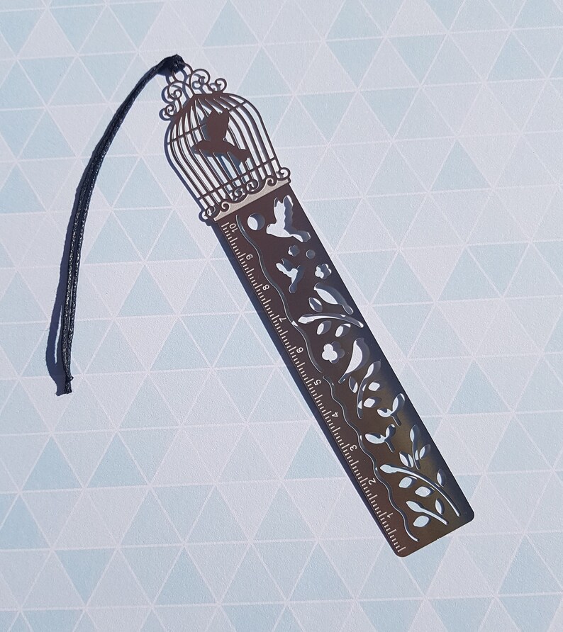 All-in-1 Planner Ruler, Bookmark & Stencil | Steel Planner Accessory ...