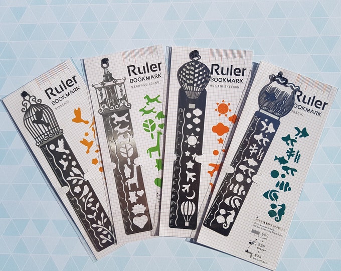 Planner Ruler/stencil/bookmark - Etsy