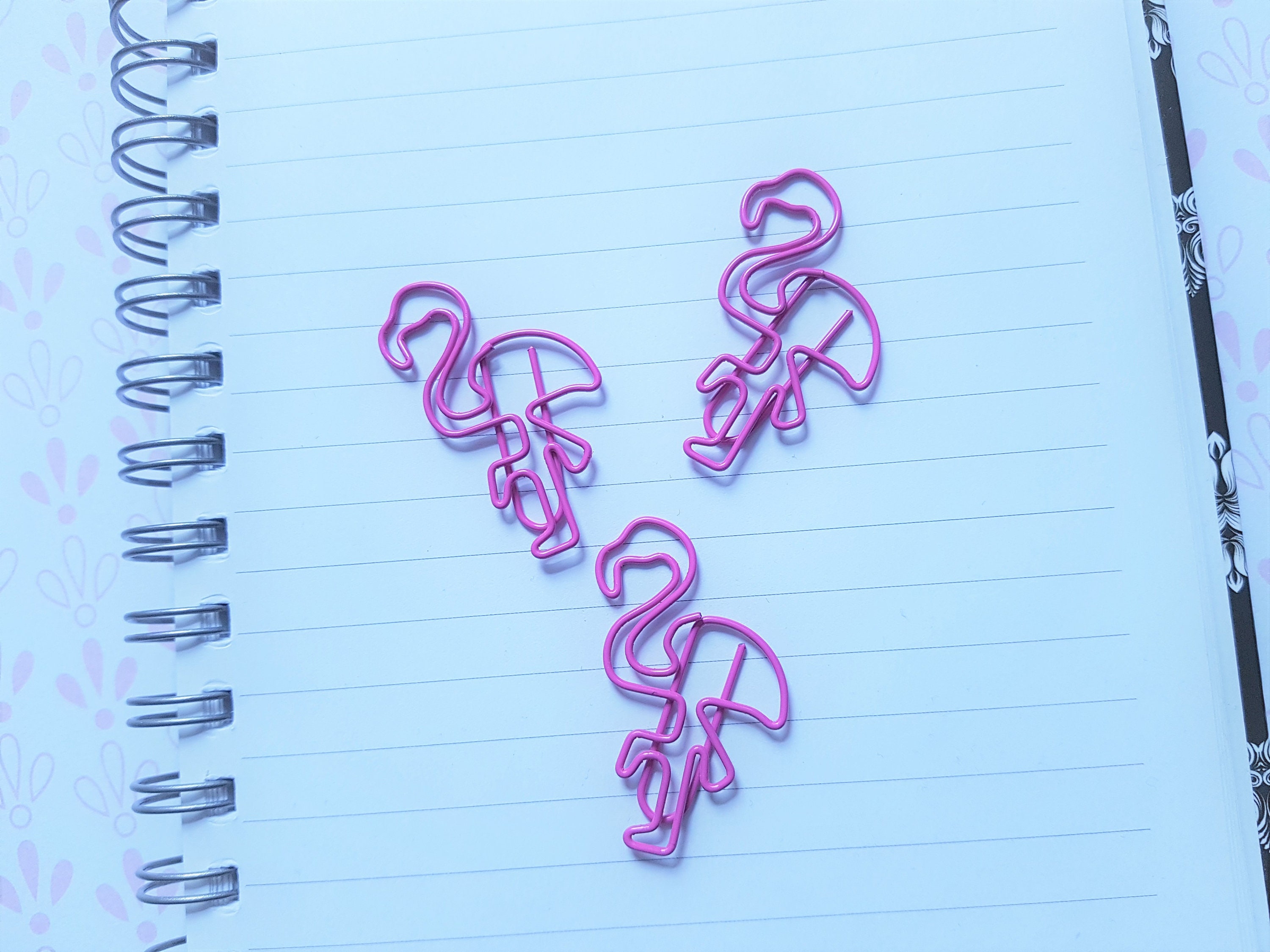 Flamingo Paper Clips - Etsy